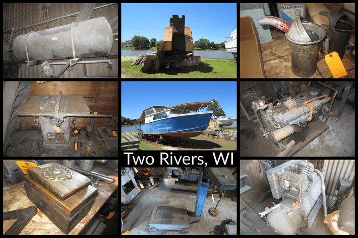 Boating, Historical Memorabilia & Industrial Items - Two Rivers, WI