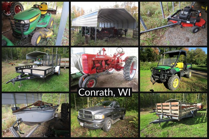 John Deere Gator, Lawnmowers, Carports, Lawn Sheds, Tools and Household ...